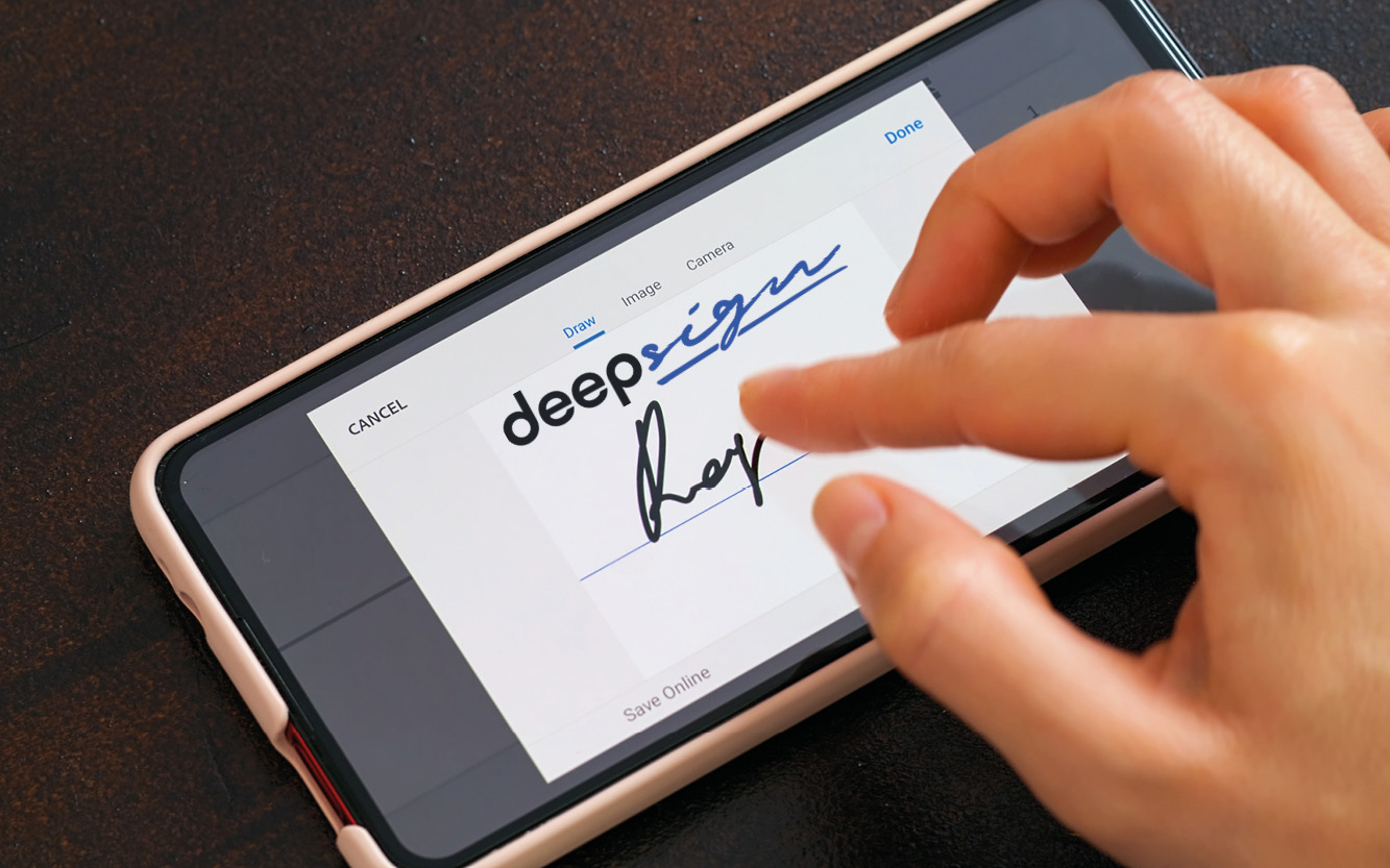 Mit DeepSign unterzeichnen von jedem Ort, an jeden Ort - Talus Informatik AG